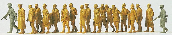 Preiser 16577 HO Unpainted Russian Prisoners of War Figure Kit (Set of – Trainz