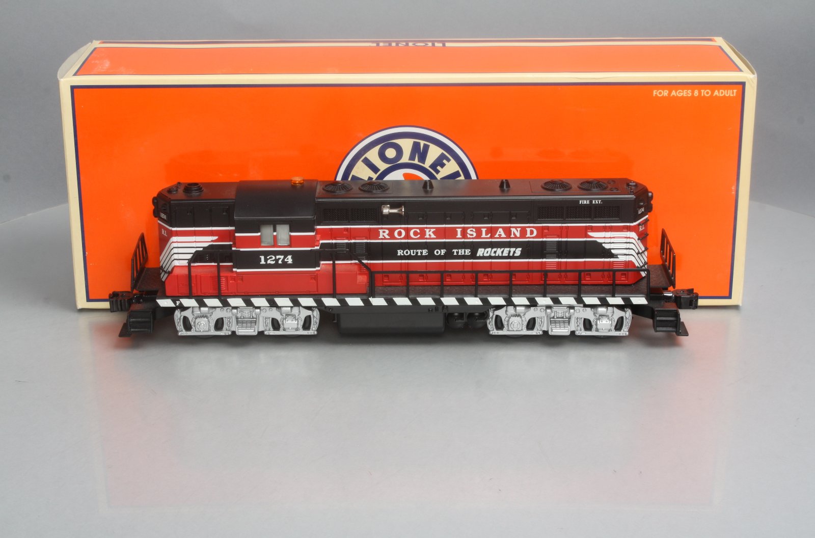Lionel 6-28536 O Gauge Rock Island GP-7 Diesel Locomotive #1274 EX/Box – Trainz