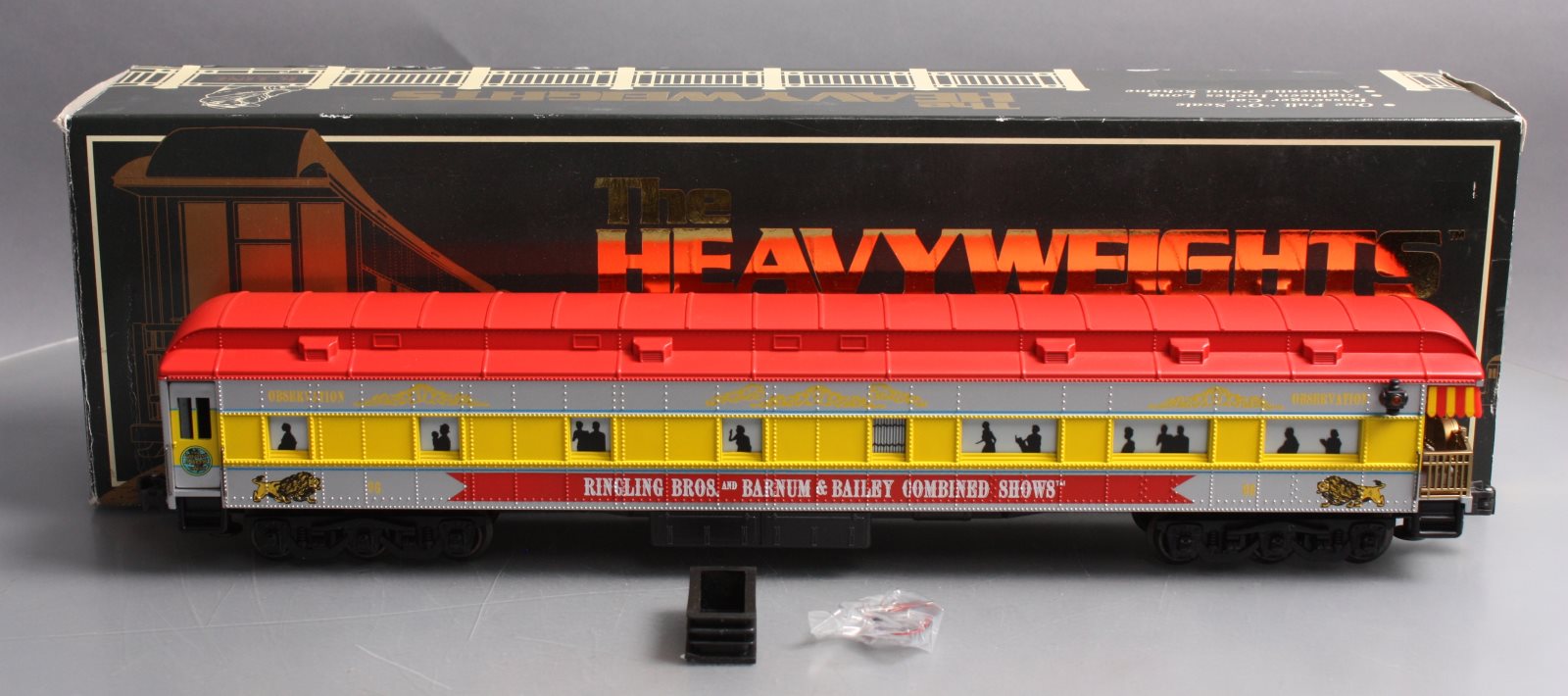 K-Line K83-0096-3 O Ringling Circus 18" Heavyweight Observation Car #9 – Trainz