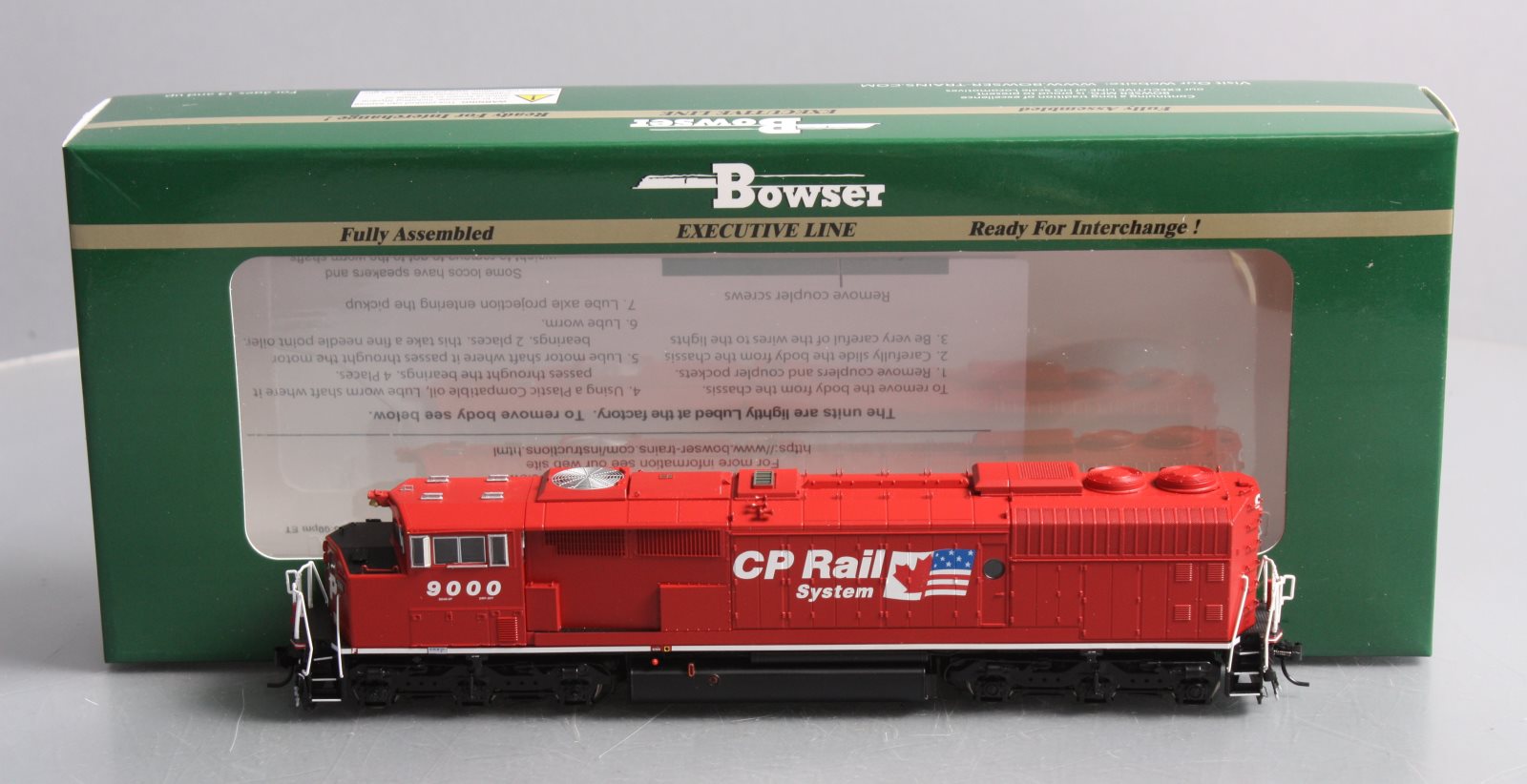 Bowser 24353 HO Canadian Pacific Rail SD40-2F Diesel Engine #9000 w/DC – Trainz