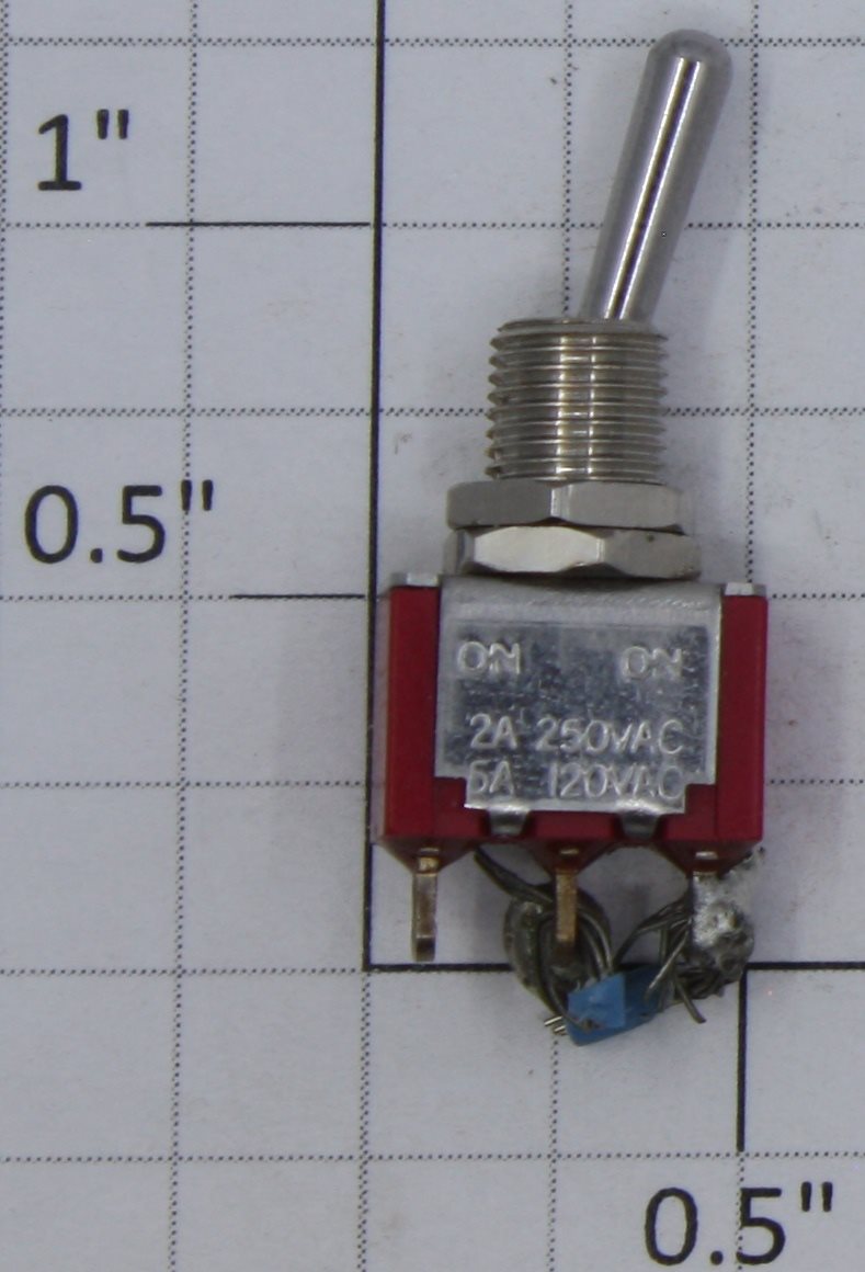 Miniatronics 36-210X SPDT 5A @ 120VAC On/Off Miniature Toggle Switch – Trainz