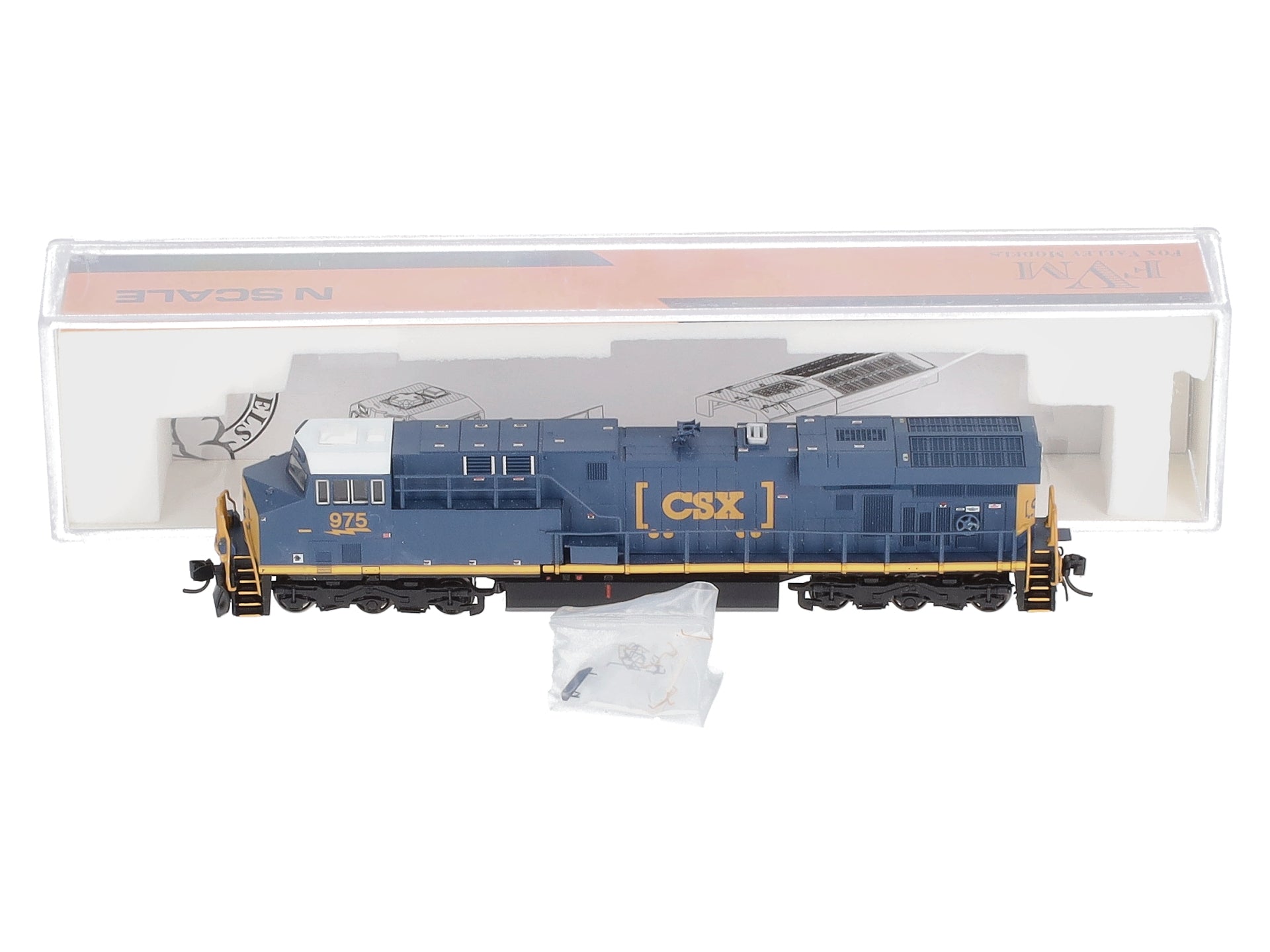 Fox Valley Models 70283 N CSX ES44AC Diesel Locomotive #975 – Trainz