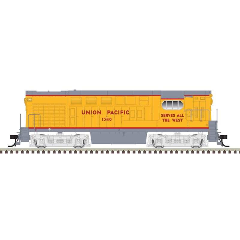 Atlas 40005535 N Union Pacific Silver H15-44 Diesel Locomotive #1329 – Trainz