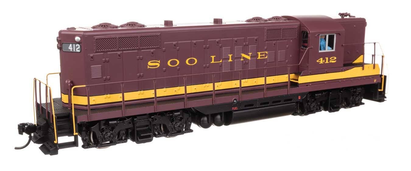 Walthers 910-10501 HO SOO EMD GP9 Diesel Locomotive Phase II with High – Trainz