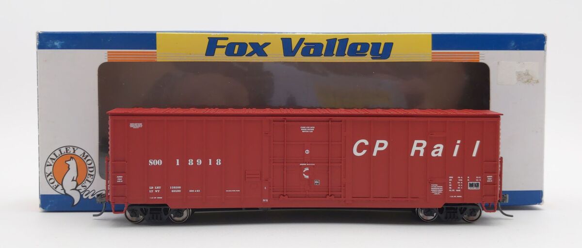 Fox Valley Models 30013 HO SOO CP Rail Boxcar #18918 – Trainz