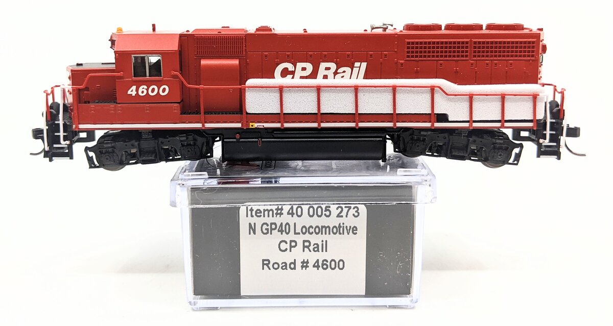 Atlas 40005273 N Scale Canadian Pacific EMD GP40 Diesel Loco #4600 w/D – Trainz