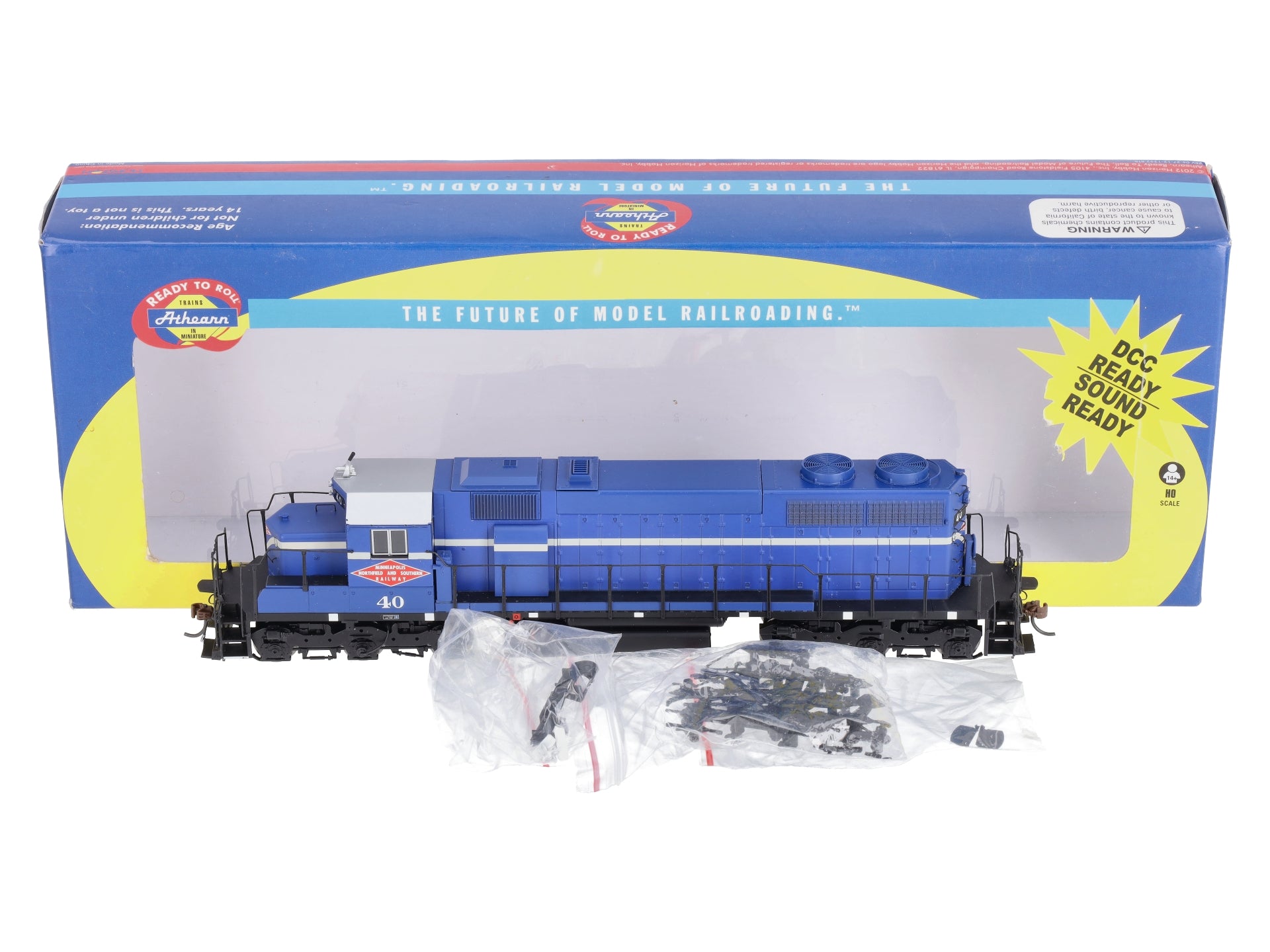 Athearn 98781 HO Scale MNS SD39 Diesel Locomotive #40 – Trainz