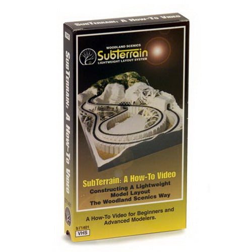 Woodland Scenics ST1401 SubTerrain: Build A Layout Fast and Easy - VHS – Trainz
