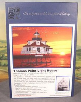 BEST 1017 HO Thomas Point Light House Laser-Cut Wood Kit – Trainz