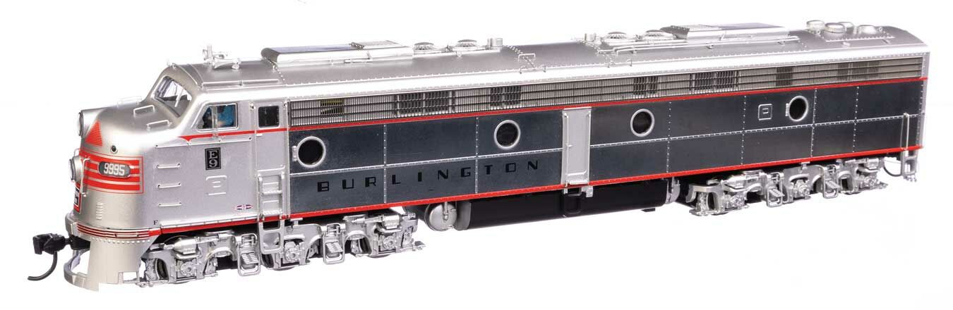 Walthers 920-42917 HO CBQ EMD E9A Diesel Locomotive with Sound & DCC # – Trainz