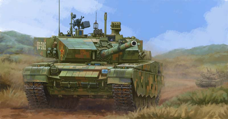 Hobby Boss s 84518 1:35 ZTZ-99A PLA Main Battle Military Tank Model Ki ...