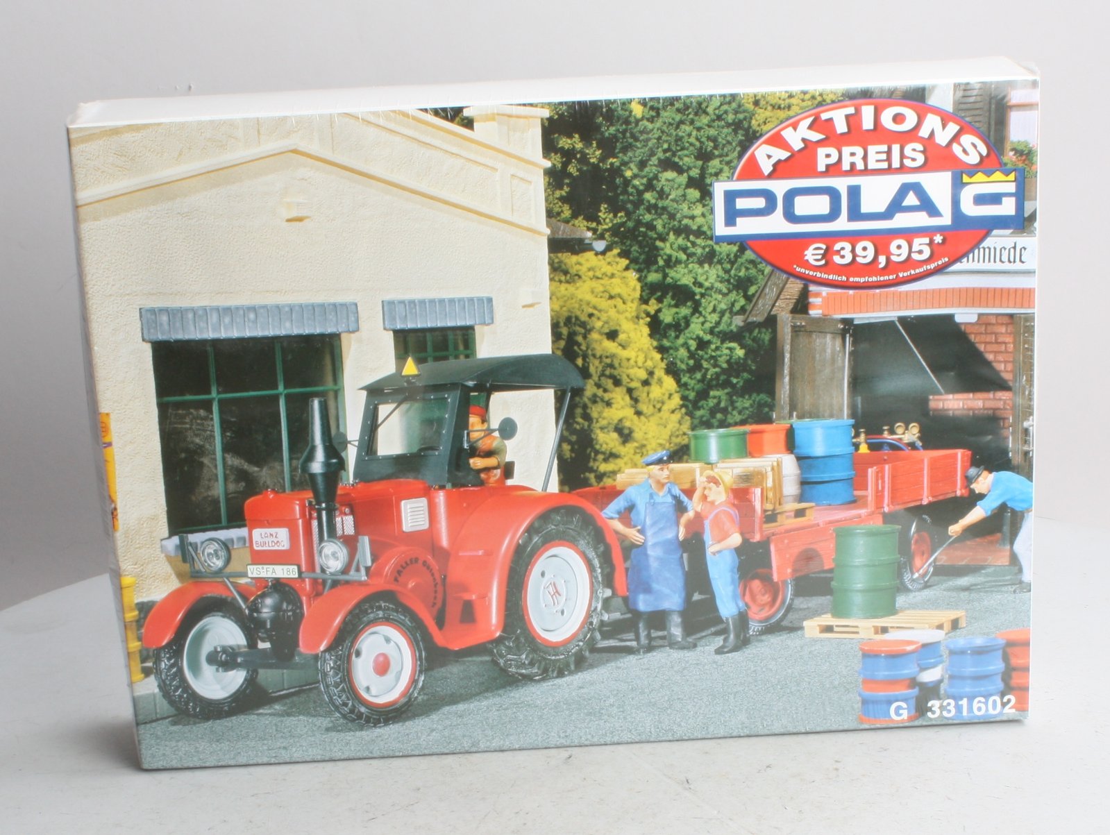 Pola 331602 G Scale Lanz Tractor & Wagon Plastic Model Kit – Trainz