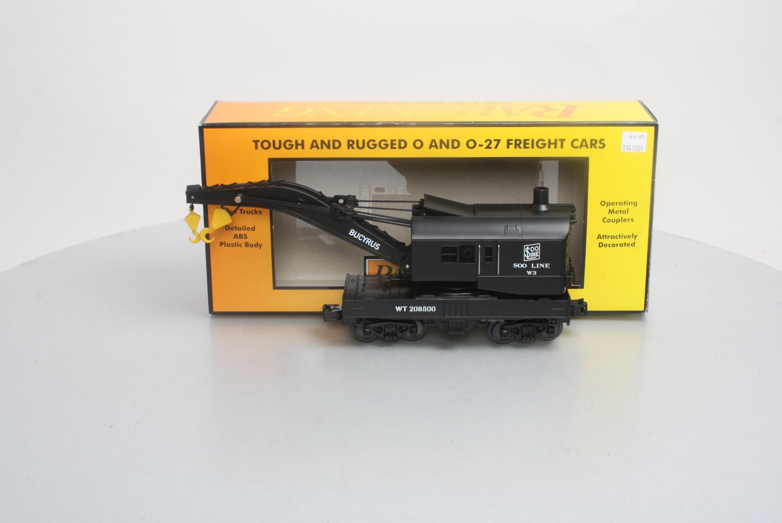 MTH 30-79438 Soo Line Crane Car – Trainz