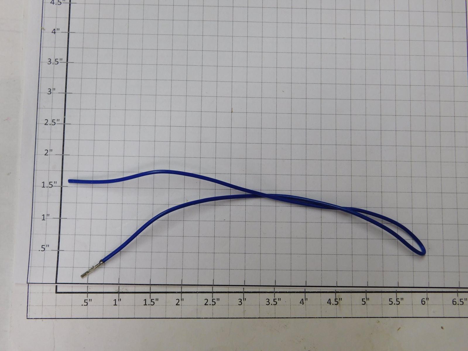 MTH CN35-BLU Molex Terminal With Blue Wire – Trainz