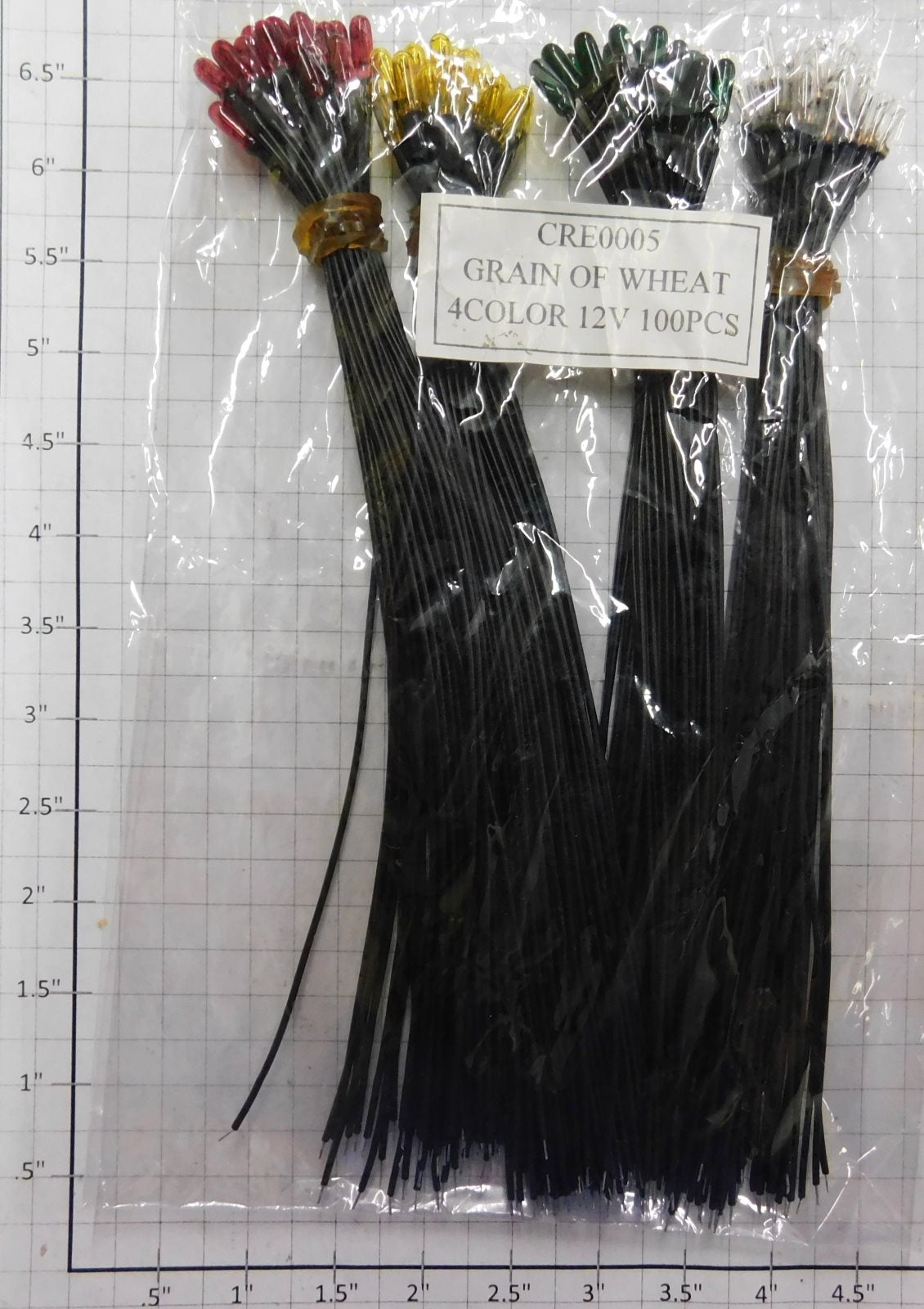 MTH CRE0005 12 Volt Grain Of Wheat Light Bulbs 4 Colors (Pack of 100 ...