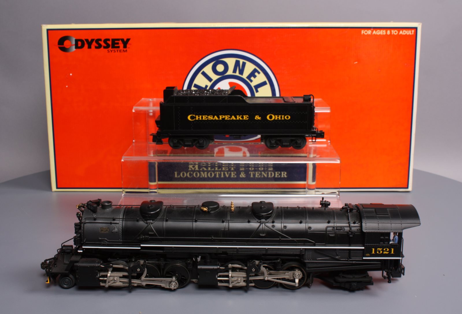 Lionel 6-28075 O Gauge C&O 2-6-6-2 Mallet Steam Locomotive & Tender #1 ...