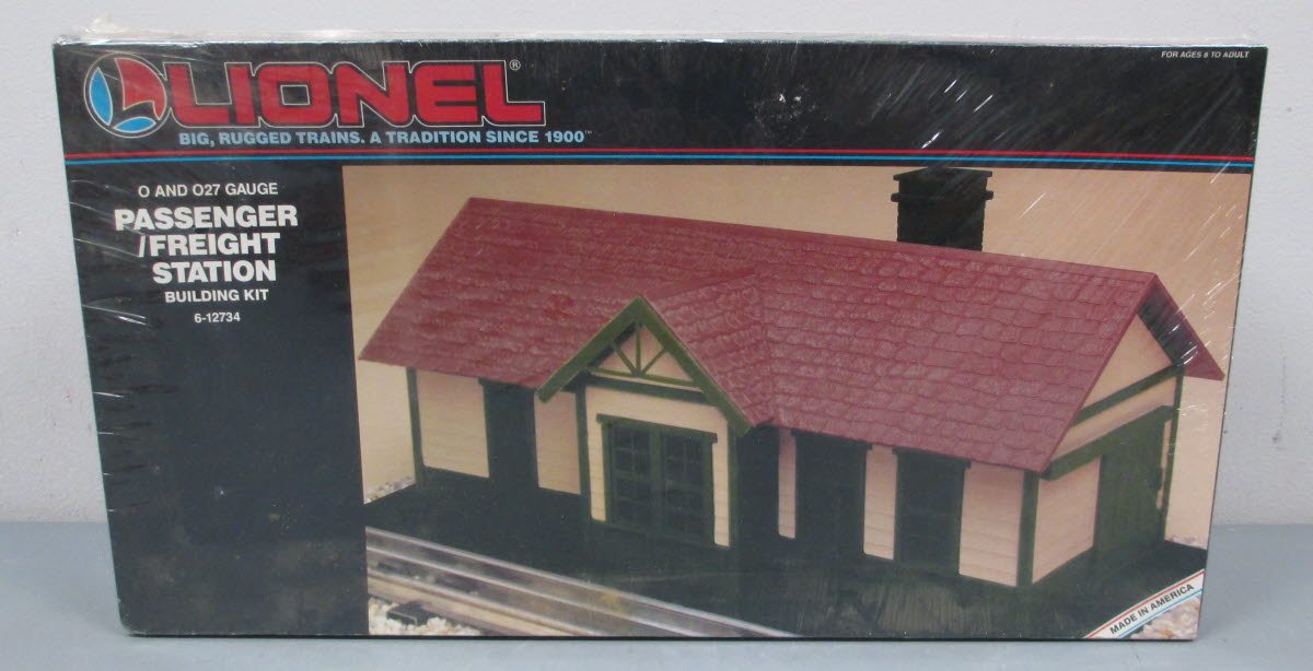 Lionel 6-12734 O And O27 Scale Passenger Freight Station Building Kit ...