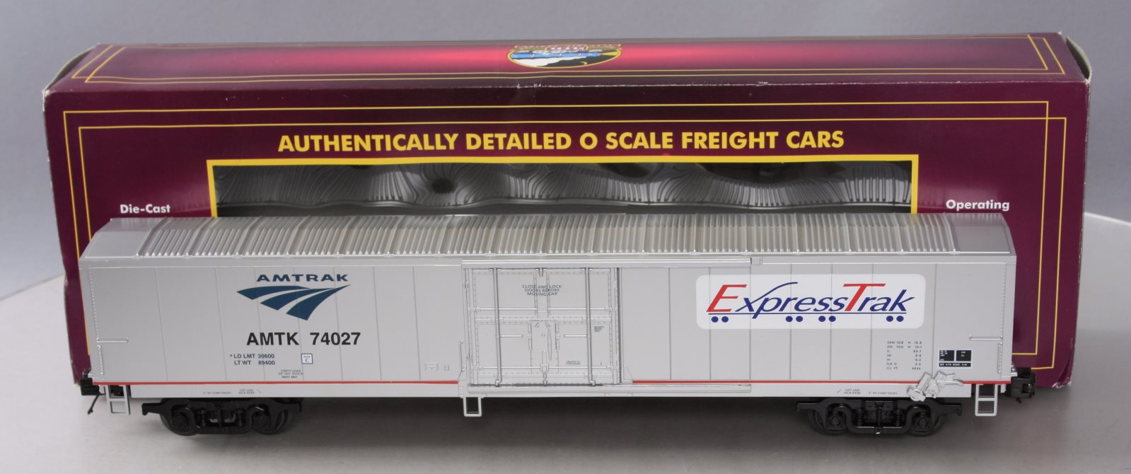 MTH 20-93520 Amtrak Express Mail Boxcar – Trainz