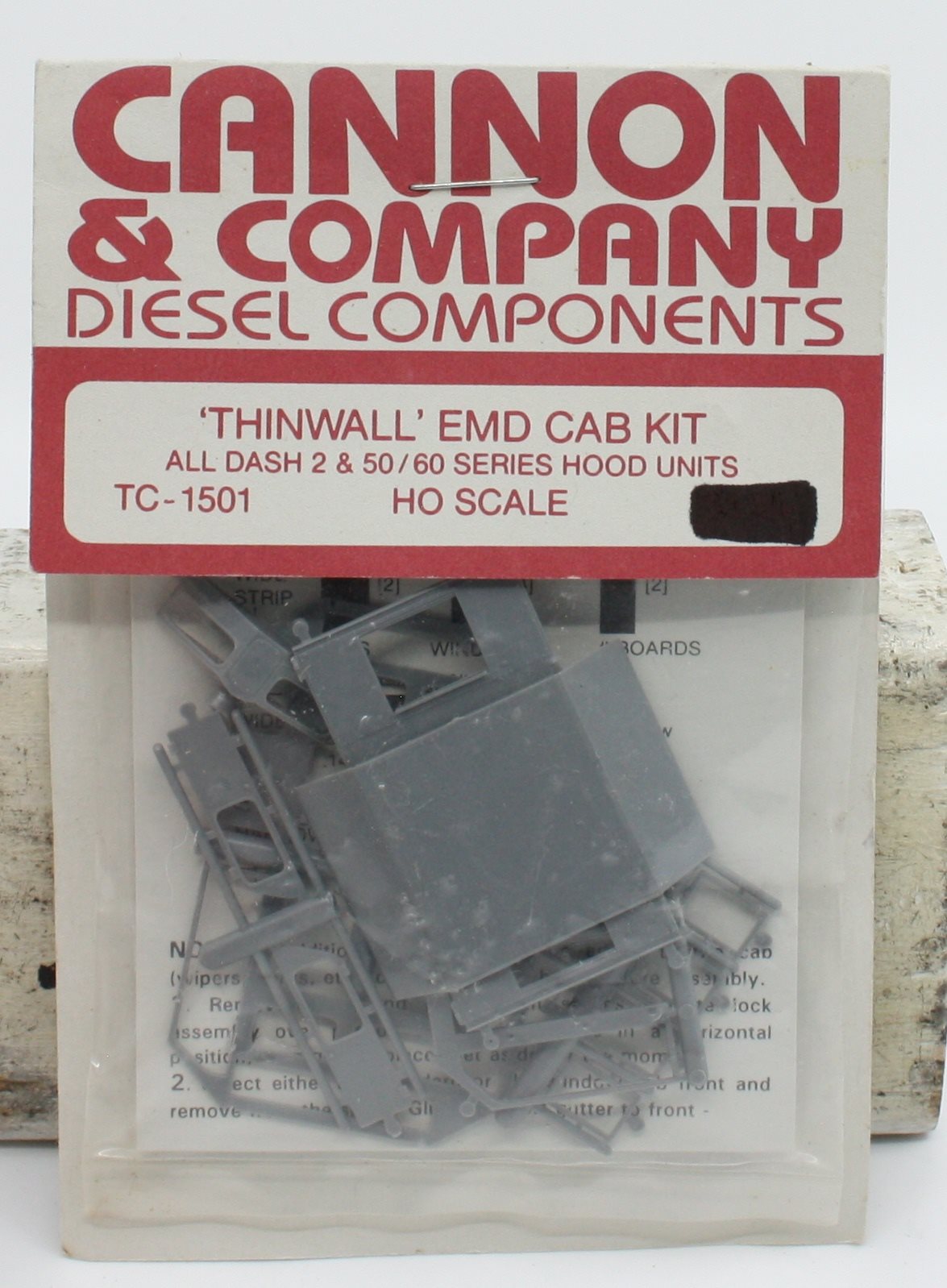 Cannon 1501 Cannon HO 1501 "Thinwall" EMD Cab Kit – Trainz