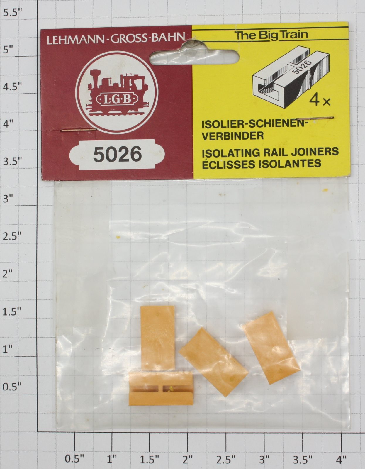 LGB 5026 G Scale Track Insulating Rail Joiners (Pack of 4) – Trainz