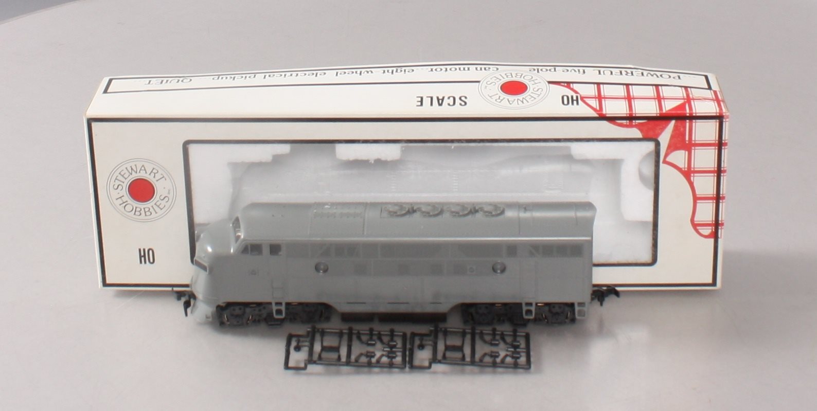 Stewart 8200 HO Undecorated F3 Phase II Powered Diesel Locomotive LN/B ...