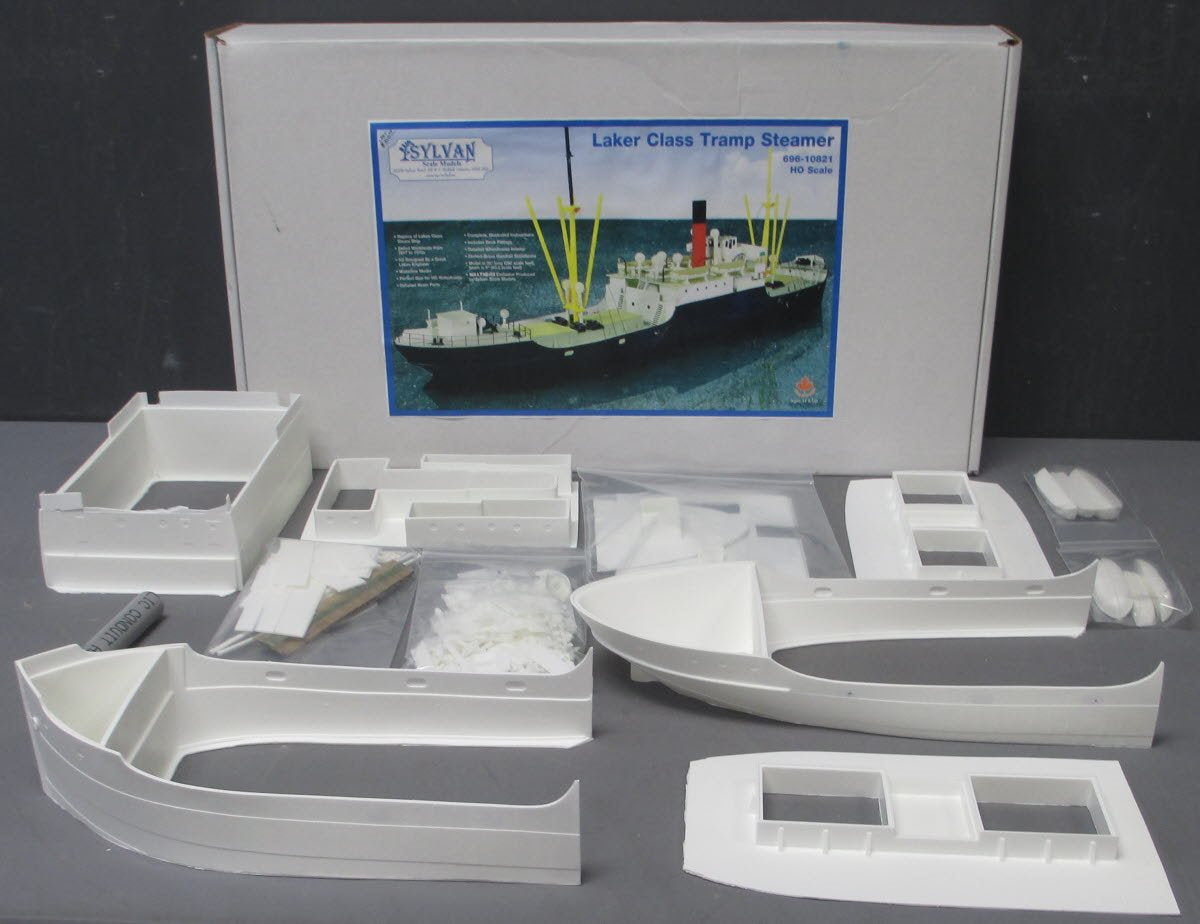 Sylvan Scale Models 696-10821 HO Scale Laker Class Tramp Steamer Kit ...