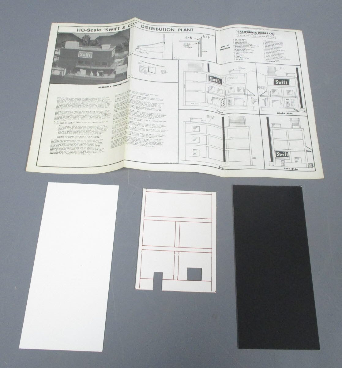 California Model Co 85 HO Scale Swift Meat Packing Plant Craftsman Bui ...