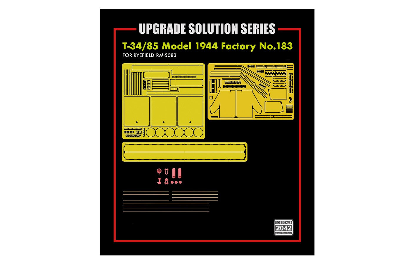 Rye Field Models RM-2042 1:35 T-34/85 Model 1944 Factor No.183 Resin K ...