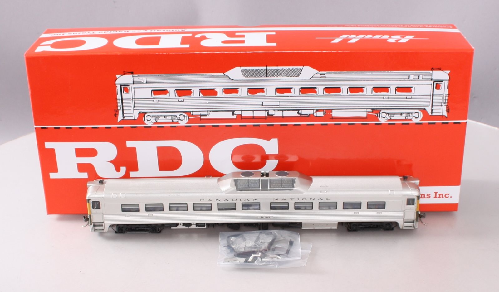 Rapido Trains 16509 HO Canadian National Budd RDC-1 Phase 2 #D-103 – Trainz