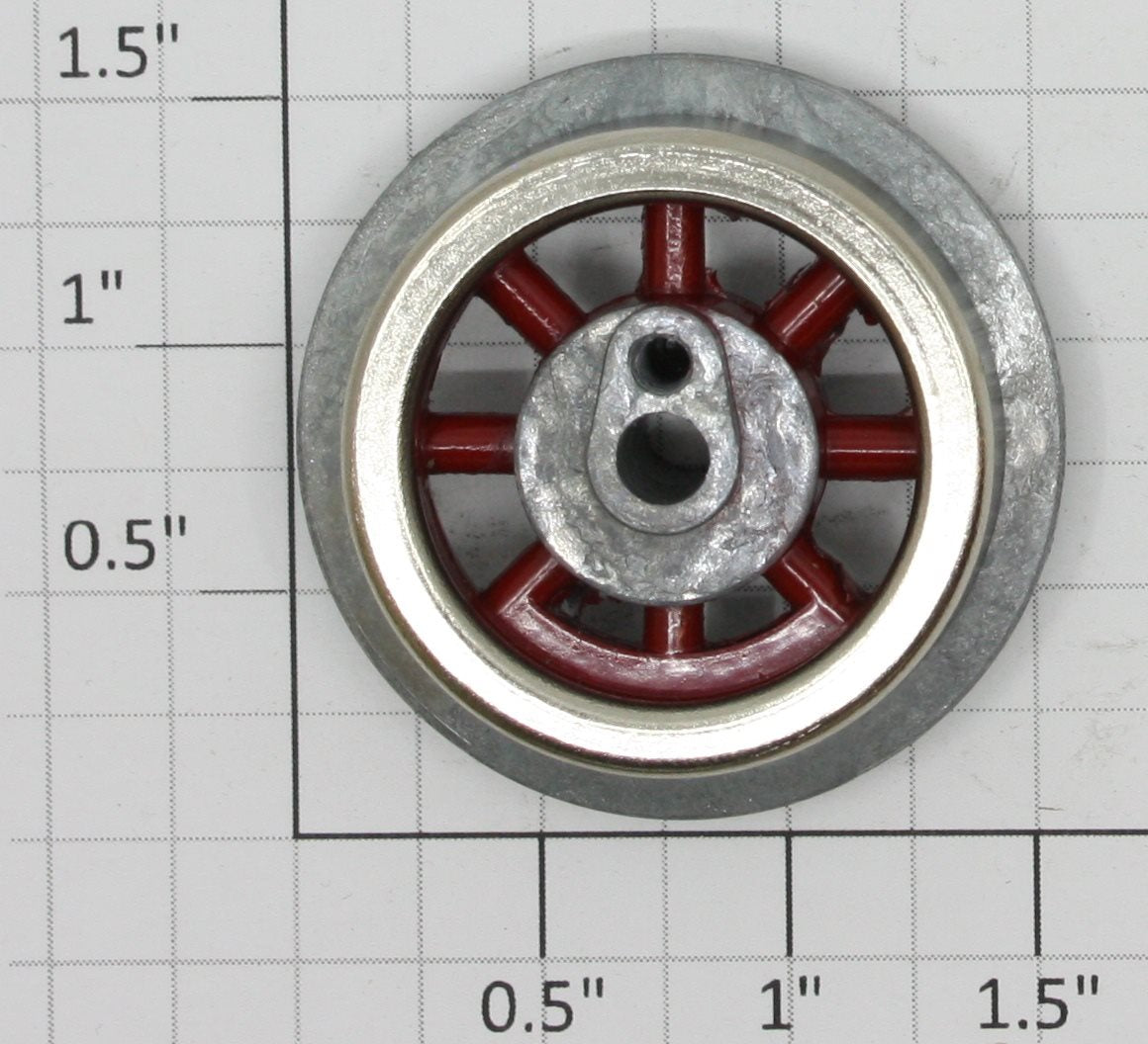 Lionel SLS-257-3 Red Spoked 1-5/8" O Gauge Steam Loco Gear Wheel w/Scr ...