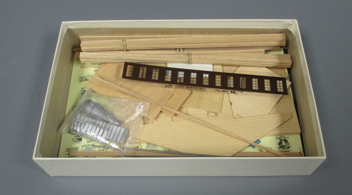 Fine Scale Miniatures 40 HO Scale "Old Time" Flour and Grain Mill Lase ...