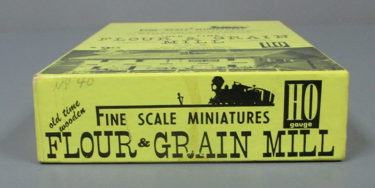Fine Scale Miniatures 40 HO Scale "Old Time" Flour and Grain Mill Lase ...