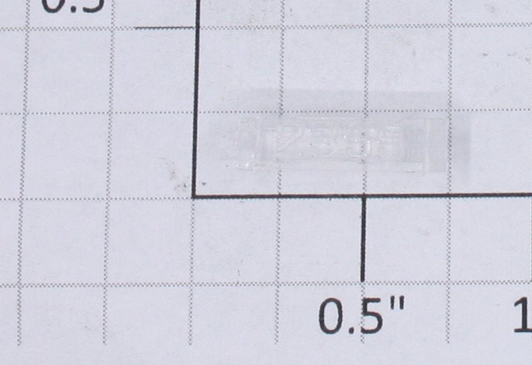 Lionel 2355-10 Clear Left Hand Raised Number Marker Lens/Number Board ...