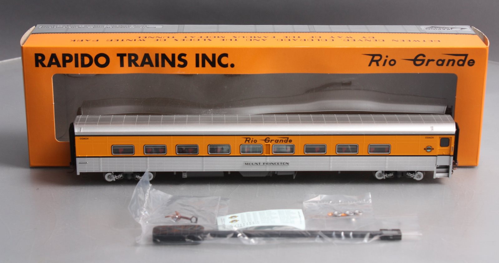Rapido Trains 131204 HO Scale Rio Grande "Mount Princeton" Voiture Coa ...