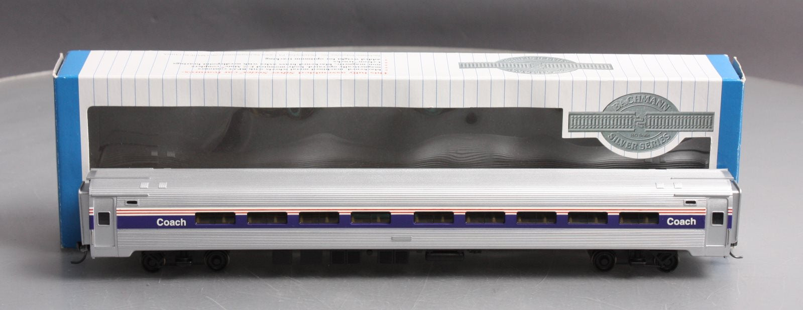Bachmann 13108 HO Scale Amtrak Amfleet 85' Phase IV Coach Passenger Ca ...