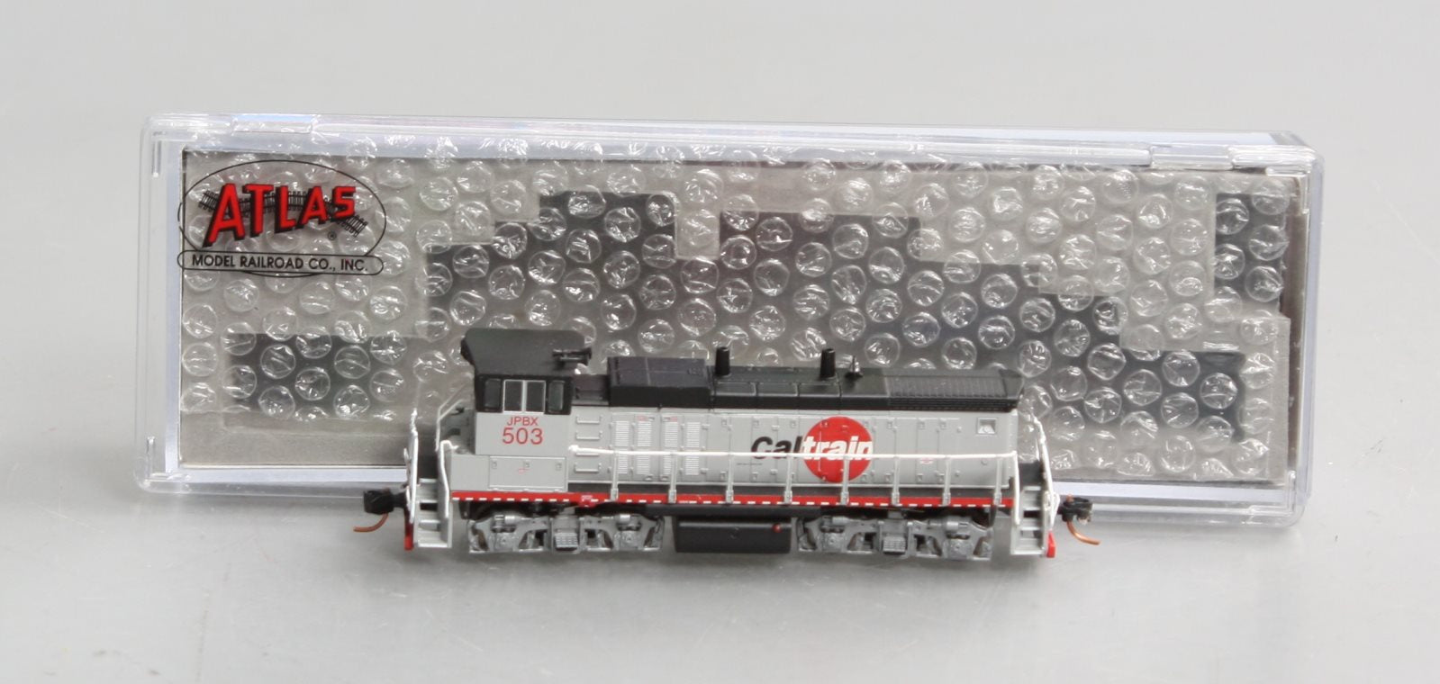 Atlas 52304 N Scale CalTrain MP-15DC Diesel Locomotive #503 – Trainz