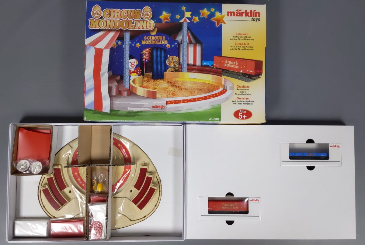 Marklin 78092 HO Scale Circus Mondolino Circus Tent Expansion Set – Trainz