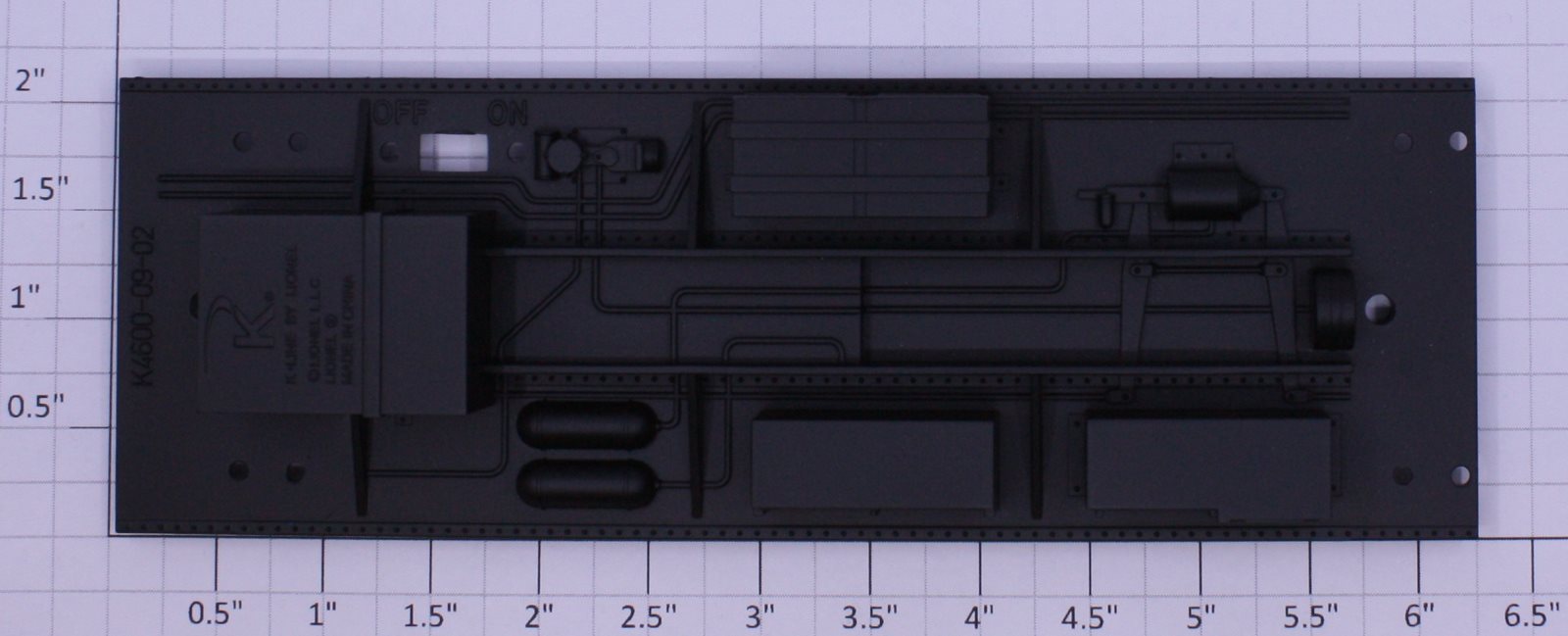 Lionel 21196-17 K-Line 15" Black Underframe Detail – Trainz