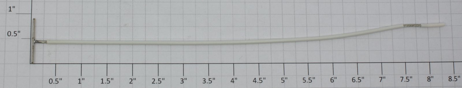 Gargraves 930 Super O Gauge 8" Pigtail 16 AWG White – Trainz