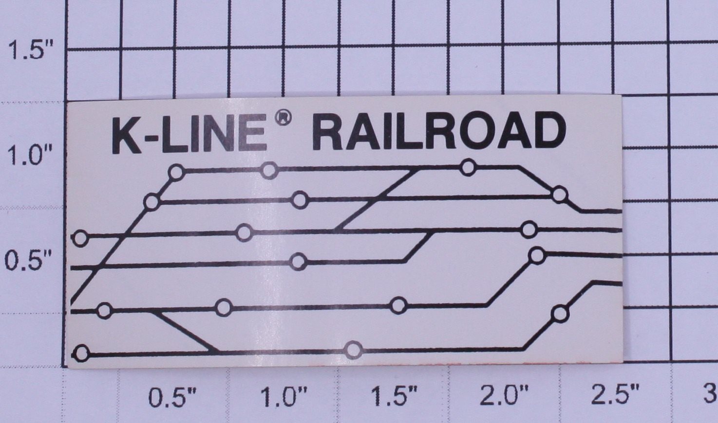 K-Line K0121-SWB K-line Railroad Switch Board Sticker – Trainz