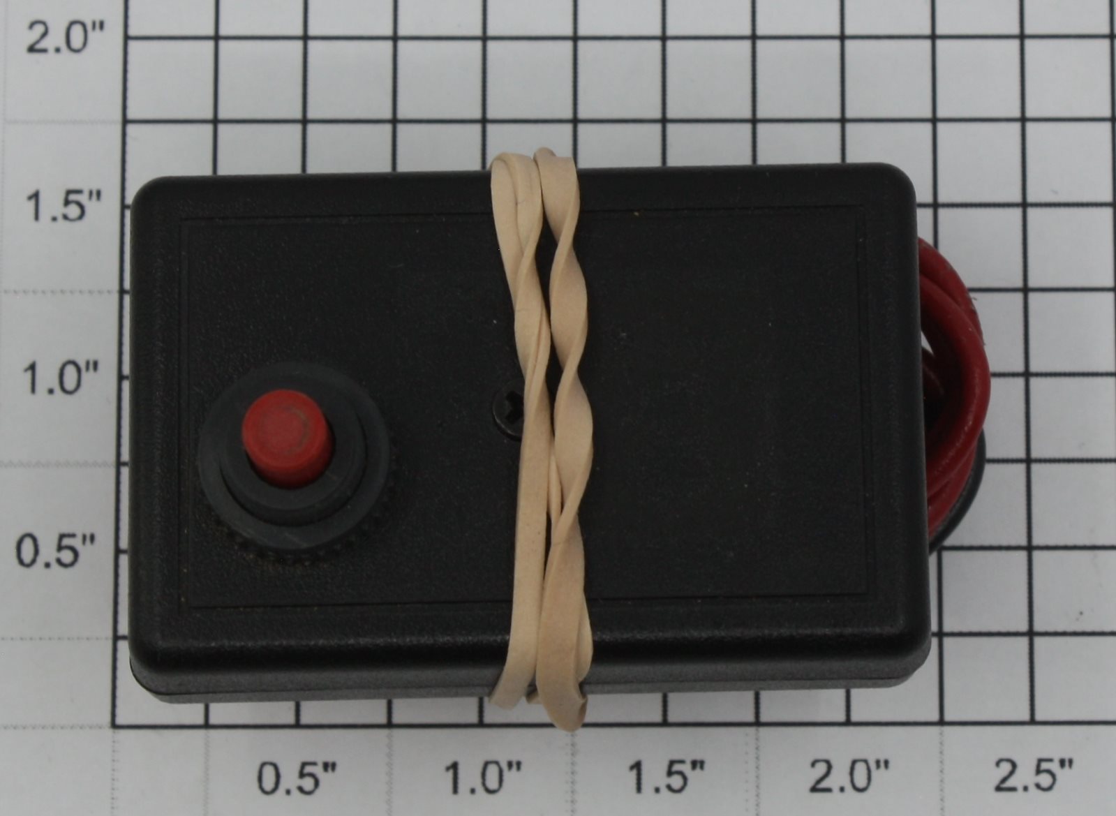 Gargraves 805 O Gauge Red Offset Momentary Pushbutton Switch Controlle ...