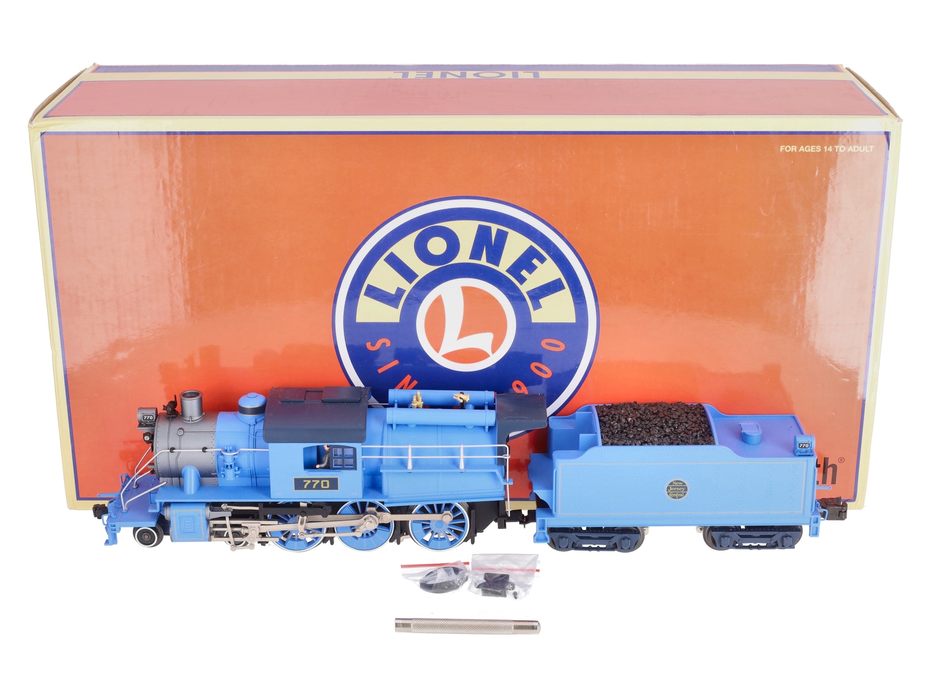Lionel 2131390 CNJ Blue Comet Legacy 4-6-0 Camelback Steam Locomotive ...