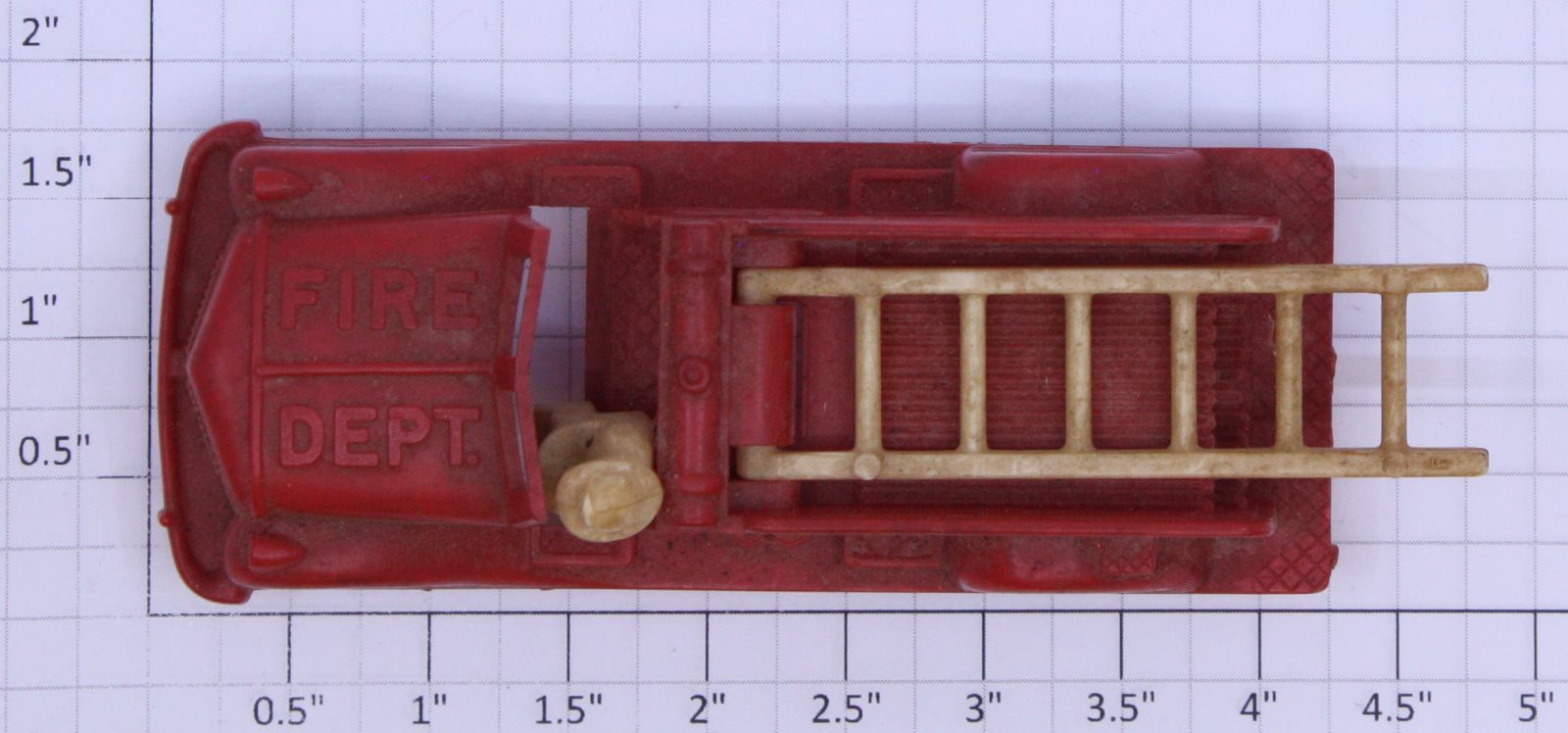 Renwal Products No. 105 O Gauge Red Fire Truck – Trainz