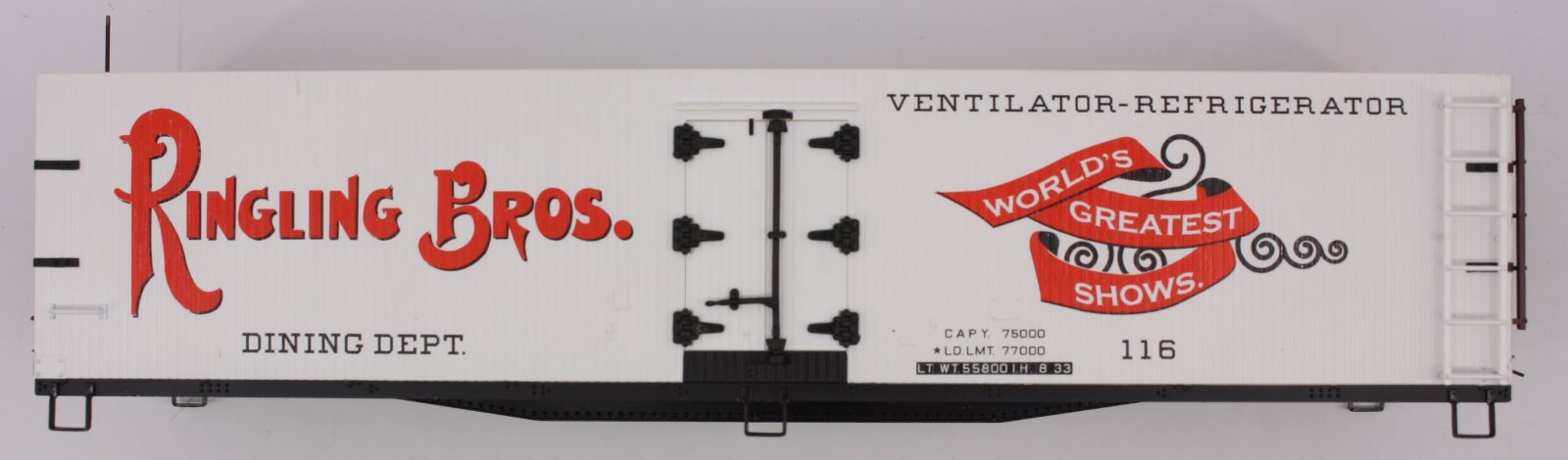 Lionel 22250-2 RBBB Ringling Bros Wood-Sided Reefer Shell – Trainz