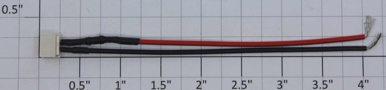 K-Line K3600-X002 2-Pin Connector with 4" Leads – Trainz