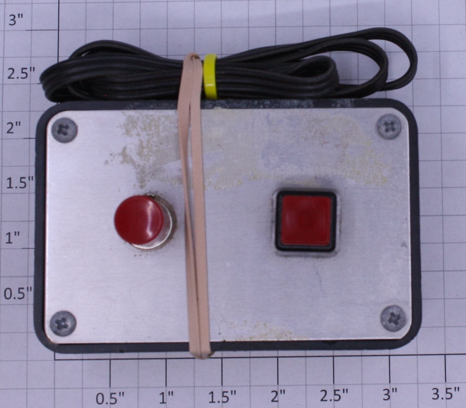 Acme CB-0819 O Gauge 2 Button Switch Control Box with 3 Conductor Wire ...