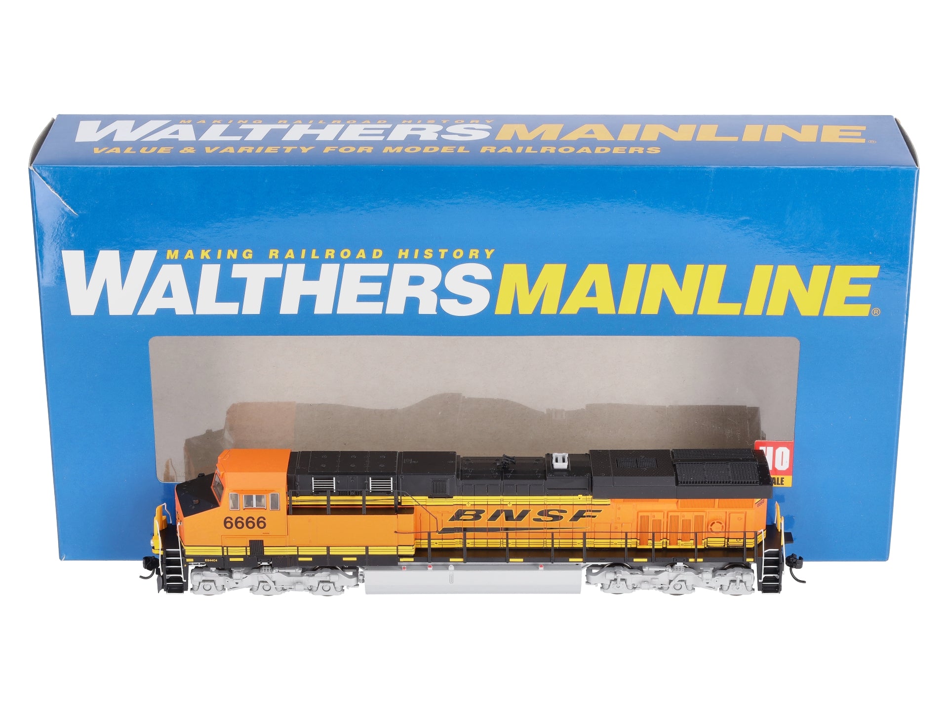 Walthers 910-10175 BNSF ES44 Evolution Diesel Locomotive #6666 – Trainz
