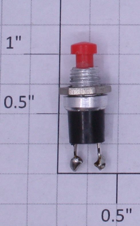 Radio Shack 275-1547 Red Momentary SPST Normally Open Push Button Swit ...