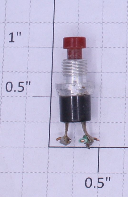 Radio Shack 275-1547-1 Red Momentary SPST NO Push Button Switch (Bag o ...