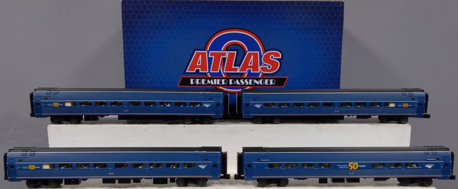 Atlas 3007088 O Amtrak Phase VI Premier Amfleet Passenger Car (Set of ...